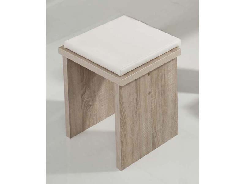 Küchenhocker Hocker Esstischhocker Eiche sägerau 45x37